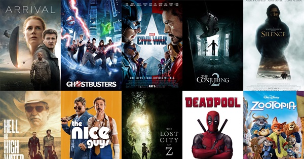 2016 Movies Adam Has Seen